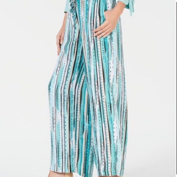 JM Collection | Pants & Jumpsuits | Jm Collection Wide Leg Drawstring ...